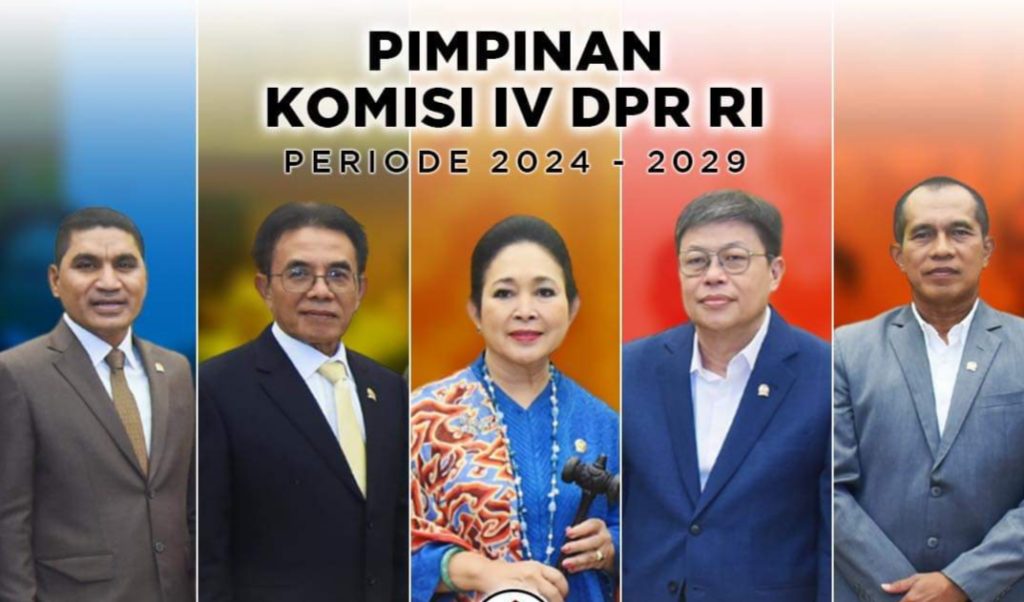 Penetapan Dan Pengesahan Pimpinan Komisi IV DPR RI 2024-2029 - Fakta Nusantara Emas
